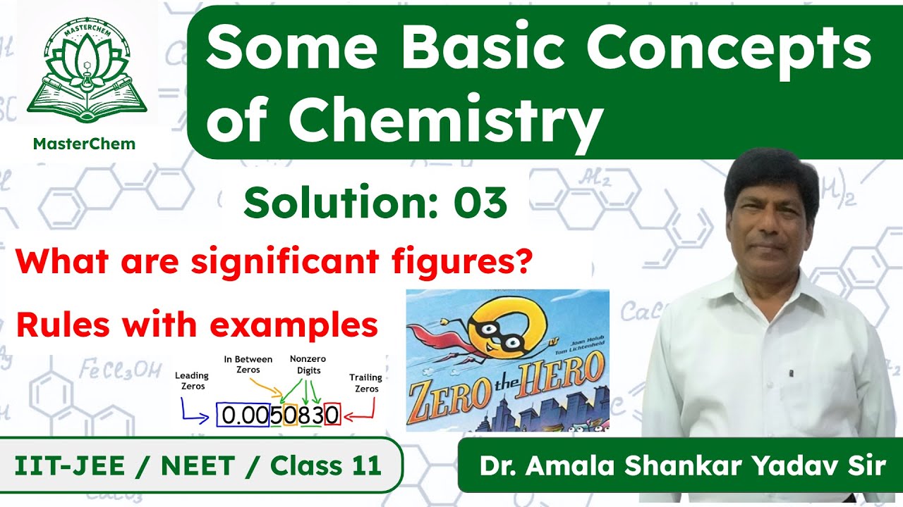 Class 11th: Some Basic Concepts of Chemistry: Significant Figures - YouTube
