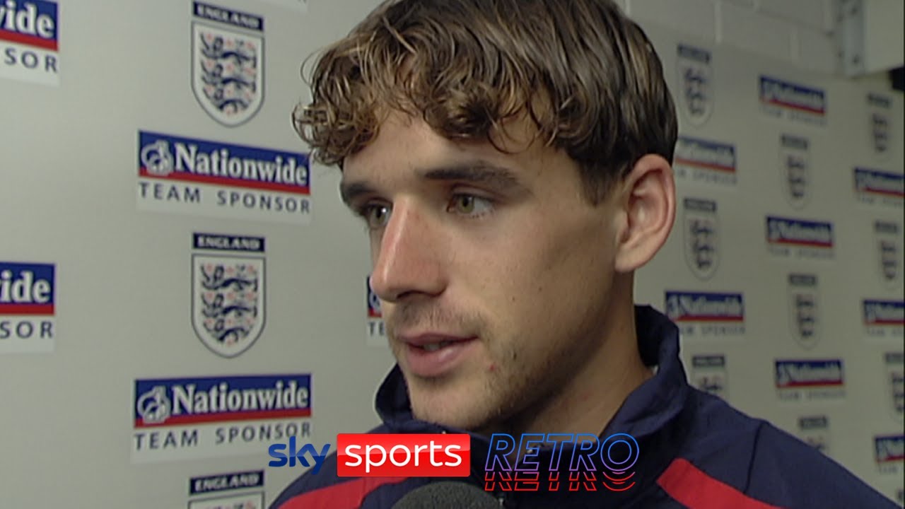 Owen Hargreaves after his England debut - YouTube