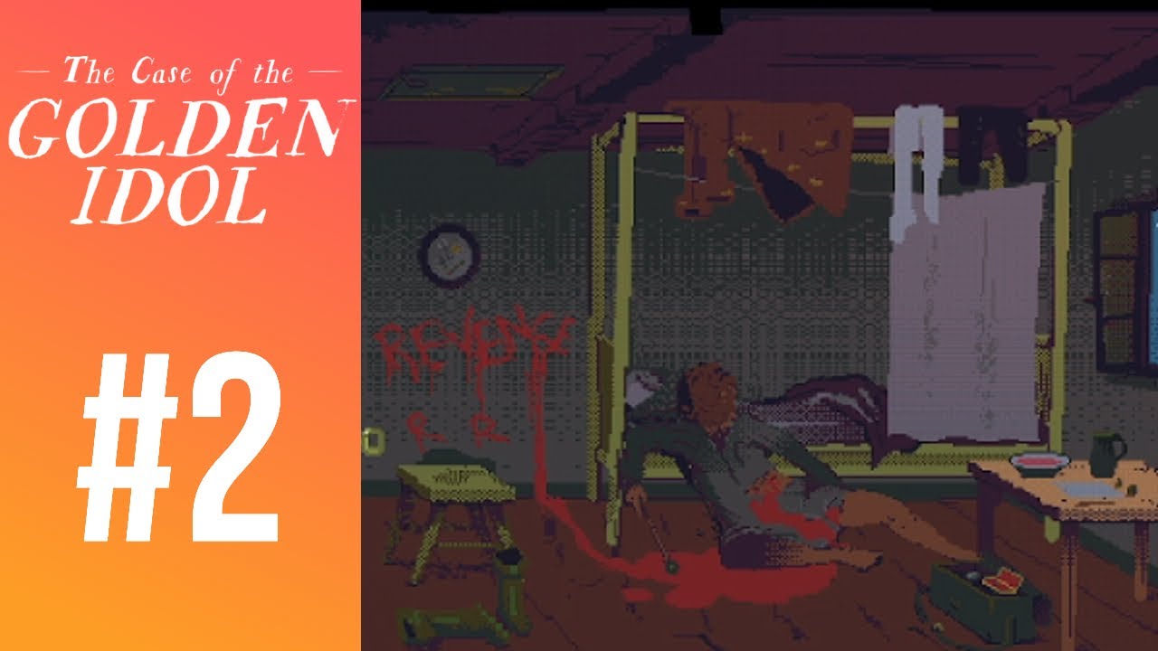 BLIND Let's Play The Case of the Golden Idol #2 - The Murder at the ...