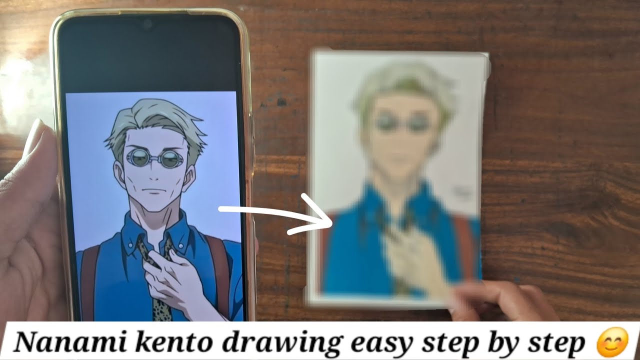 How to draw nanami kento drawing/Nanami kento drawing with poster ...
