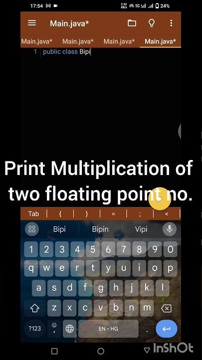 Print Multiplication of two floating point no. in Java | #java #javaprogramming # ...