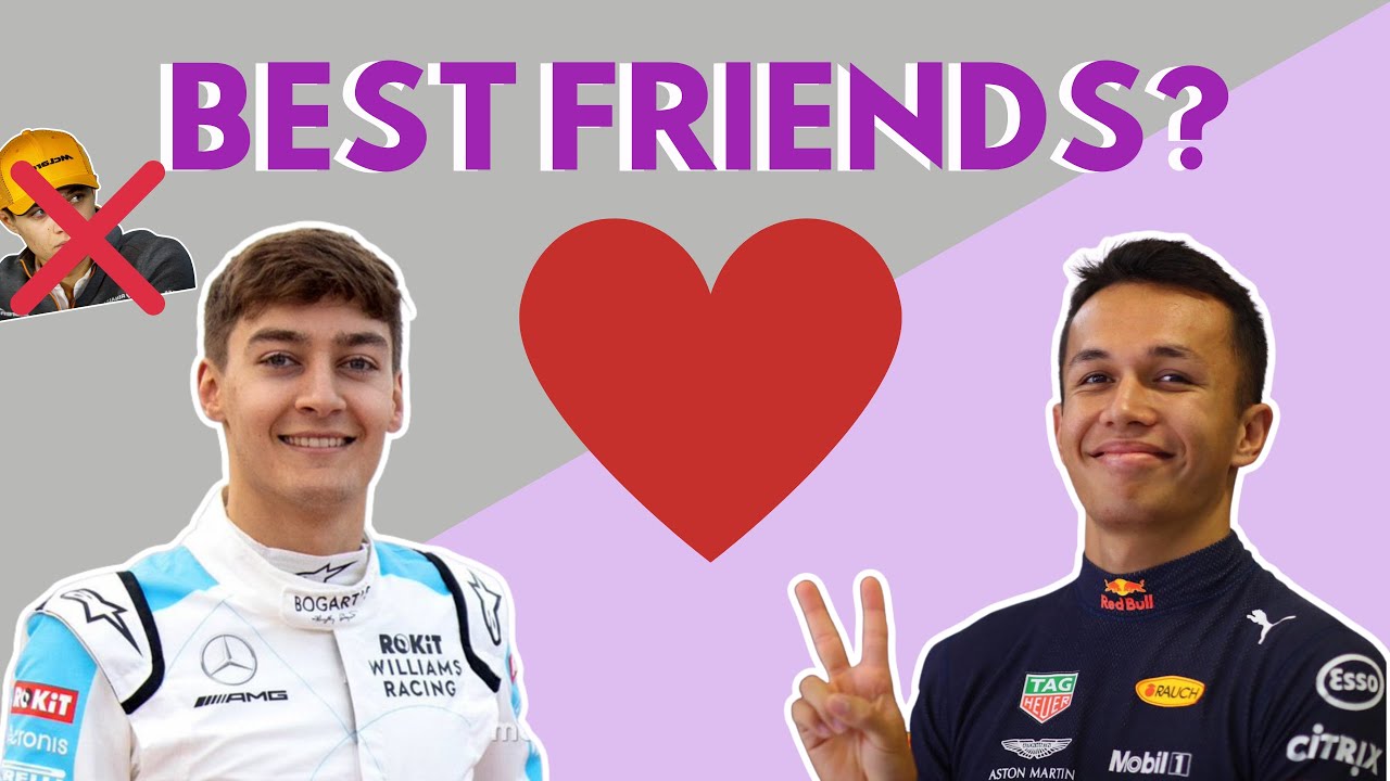 WHY ARE ALBON AND RUSSELL BEST FRIENDS? - Keira Megan F1 - YouTube