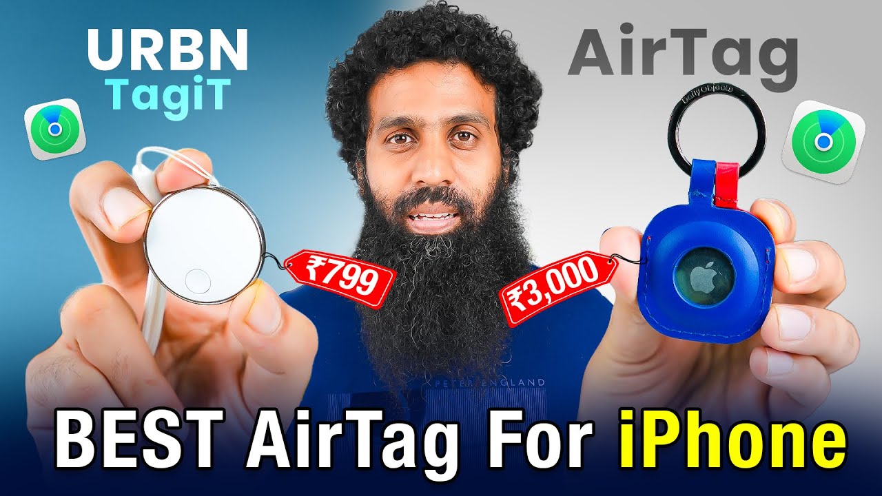AirTag vs ₹799 URBN TagiT Real-Life Comparison | Prime Days Sale - YouTube