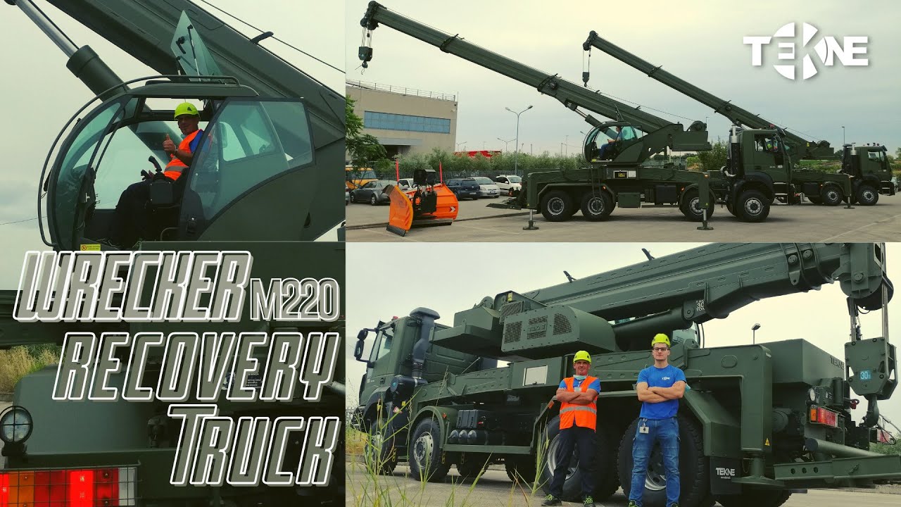 AMAZING RECOVERY TRUCK - WRECKER M220 by TEKNE | 20ton - YouTube