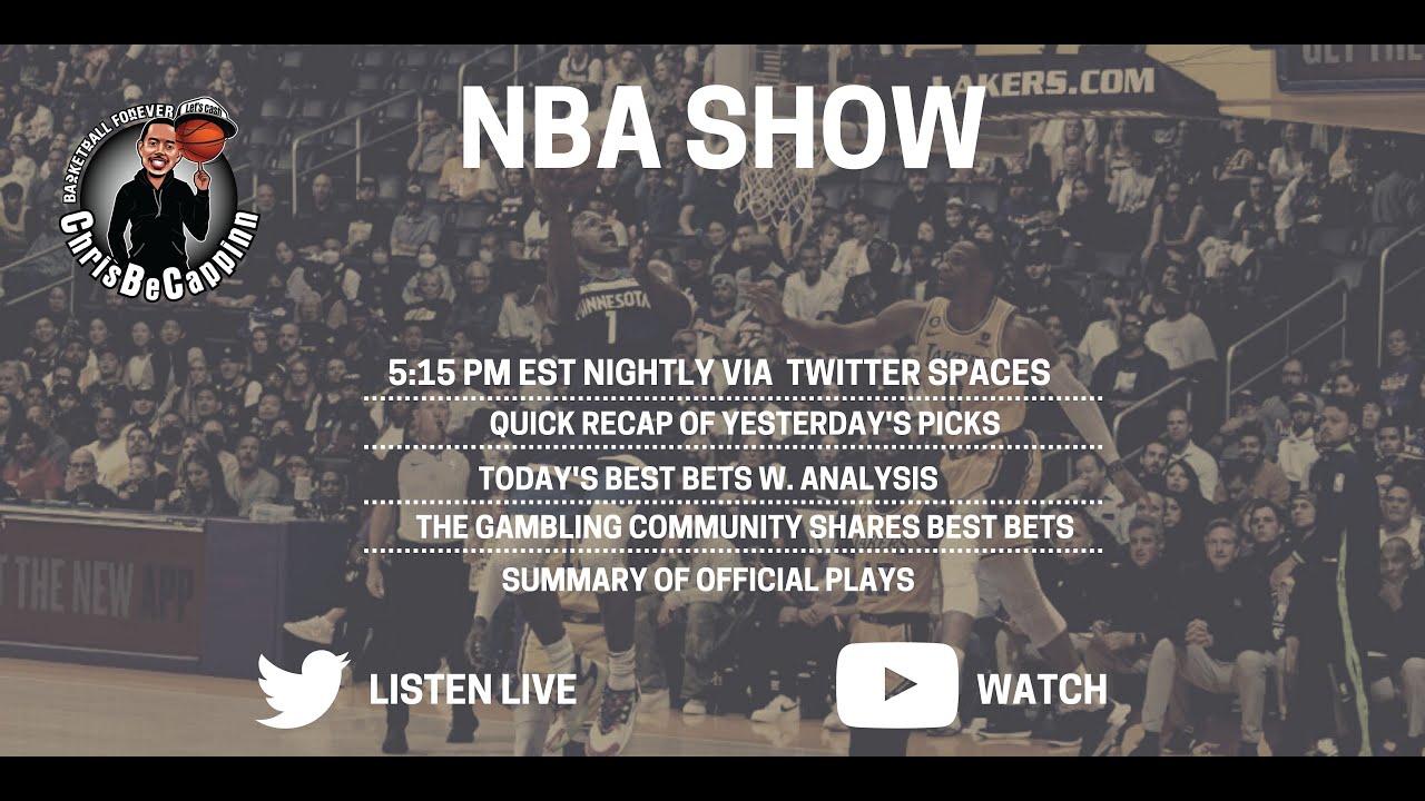 ChrisBeCappinn NBA Show | Free picks + Analysis | 12.15 - YouTube