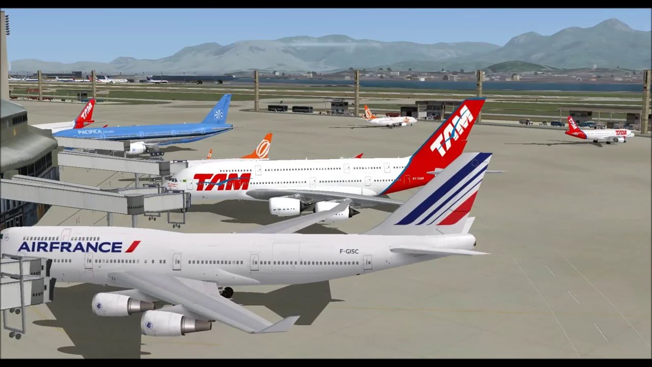 TAM LINHAS AÉREAS AIRBUS A380 800 TAKE OFF FROM RIO DE JANEIRO AIRPORT ...