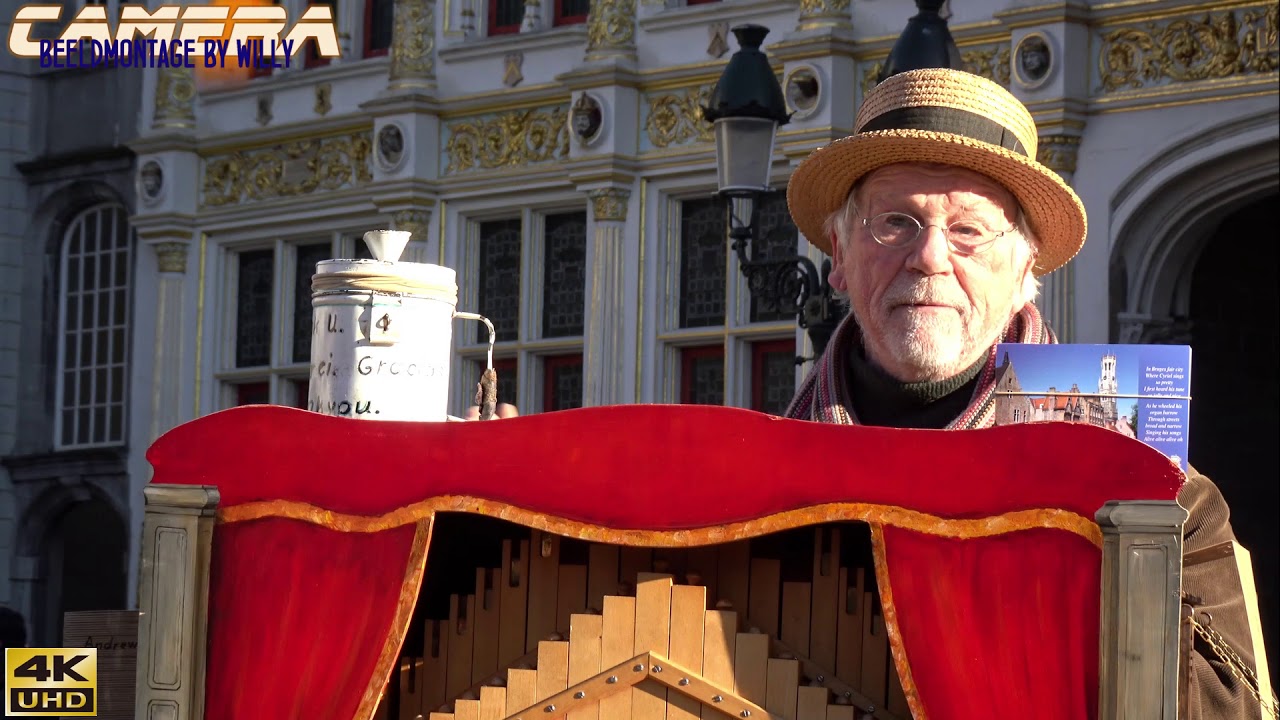 Draaiorgeltje van cyriel uit Wittekerke (VTM ) - YouTube