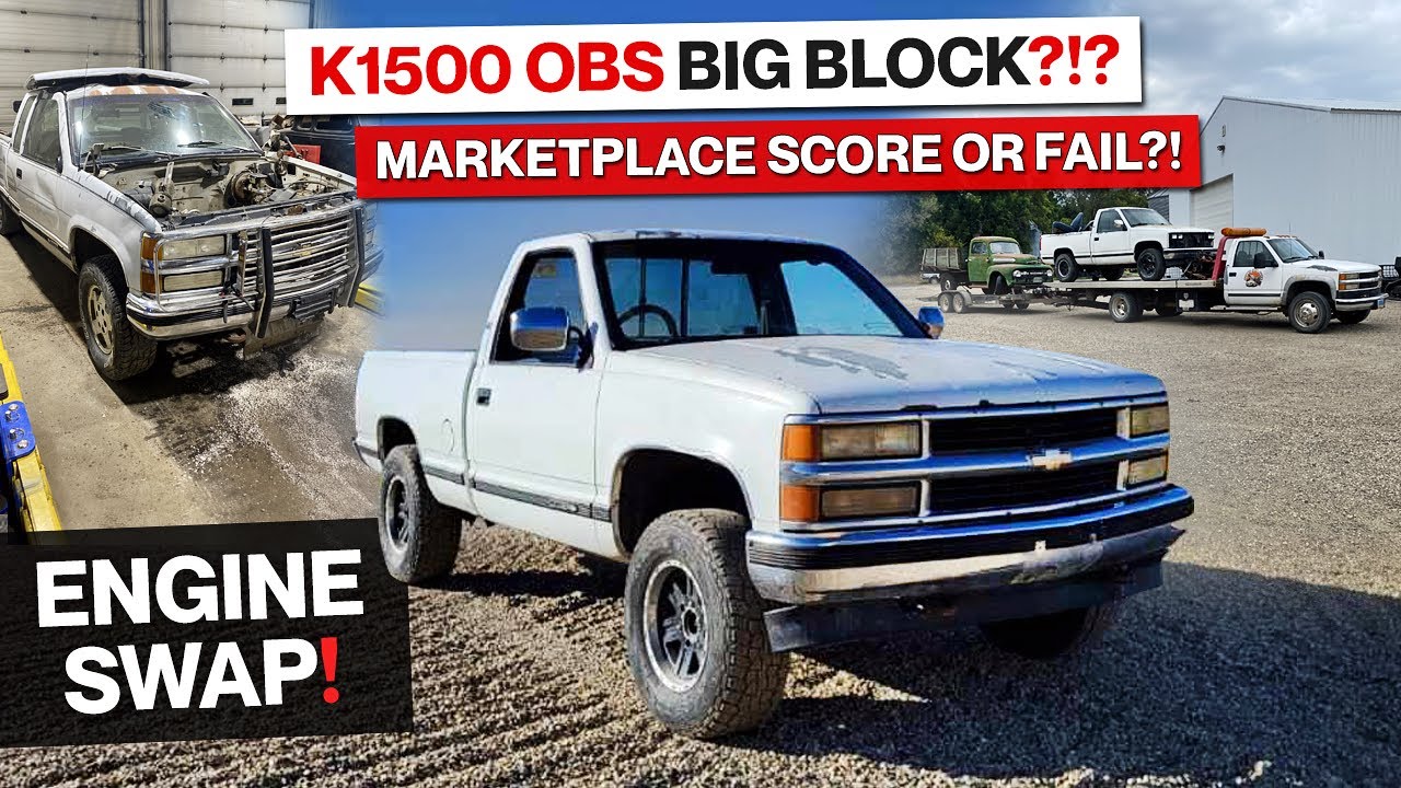 Big Block OBS Chevy Marketplace Find! It just needs EVERYTHING! Engine ...