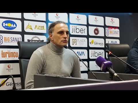 Bandırmaspor Teknik Direktörü Mustafa Gürsel: Oyuncularımı tebrik ediyorum.