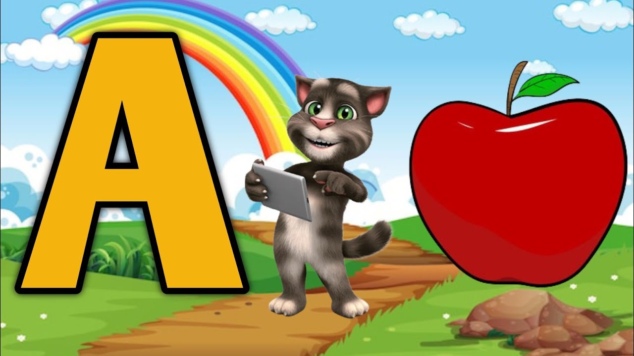 A for apple, b for baby l nursery rhymes and phonics song l Abcd ...