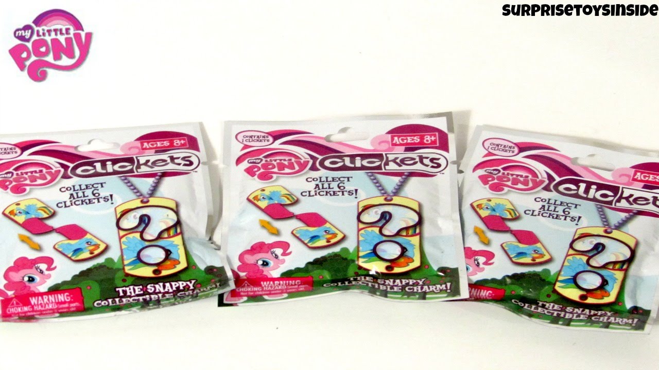 MY LITTLE PONY - MLP - CLICKETS - BLIND BAGS - YouTube