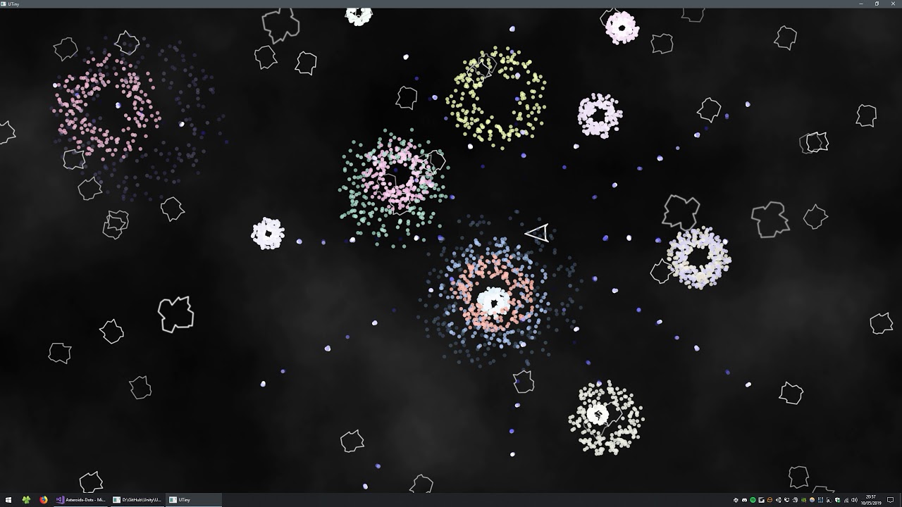 Unity Tiny DOTS 2D Physics Test - YouTube