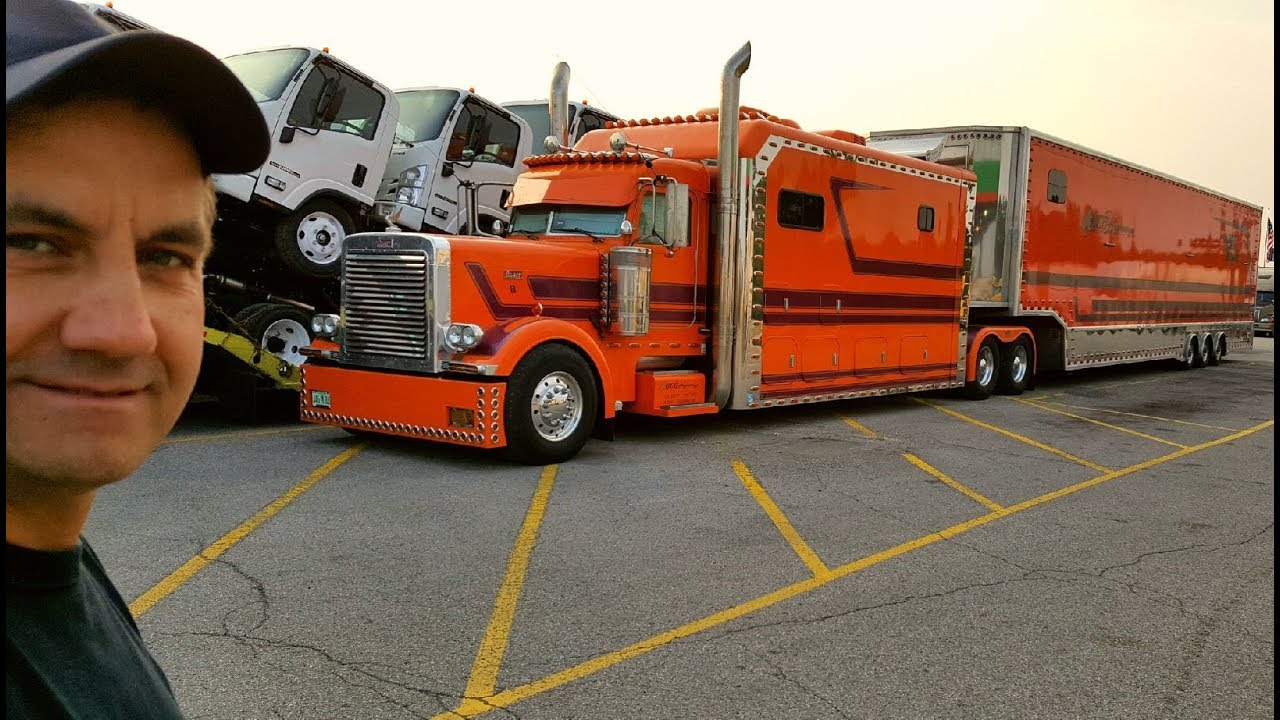 Mores Film 2019-06-04 Orange Peterbilt - Custom Sleeper - YouTube