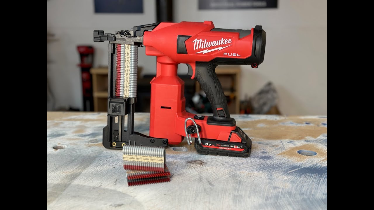 MILWAUKEE 18V FUEL Fencing Stapler Skin - YouTube