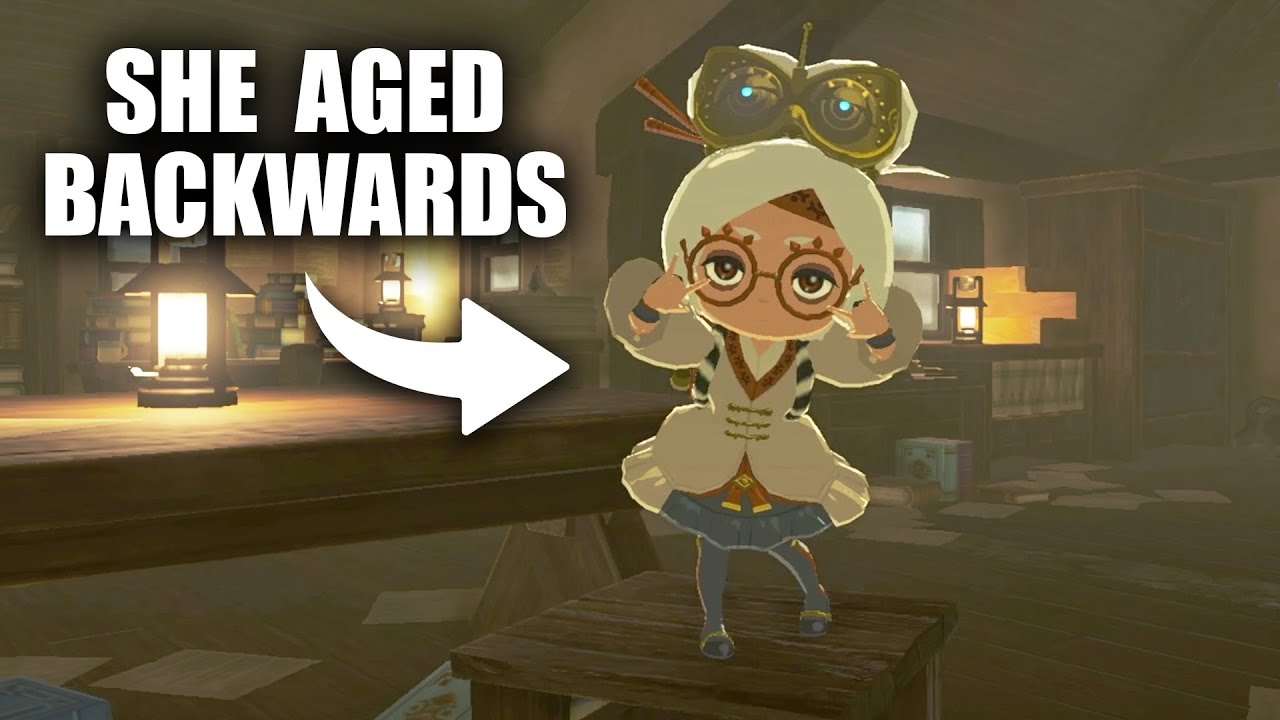 The story of how Purah aged backward in Breath of the Wild - 11 - YouTube