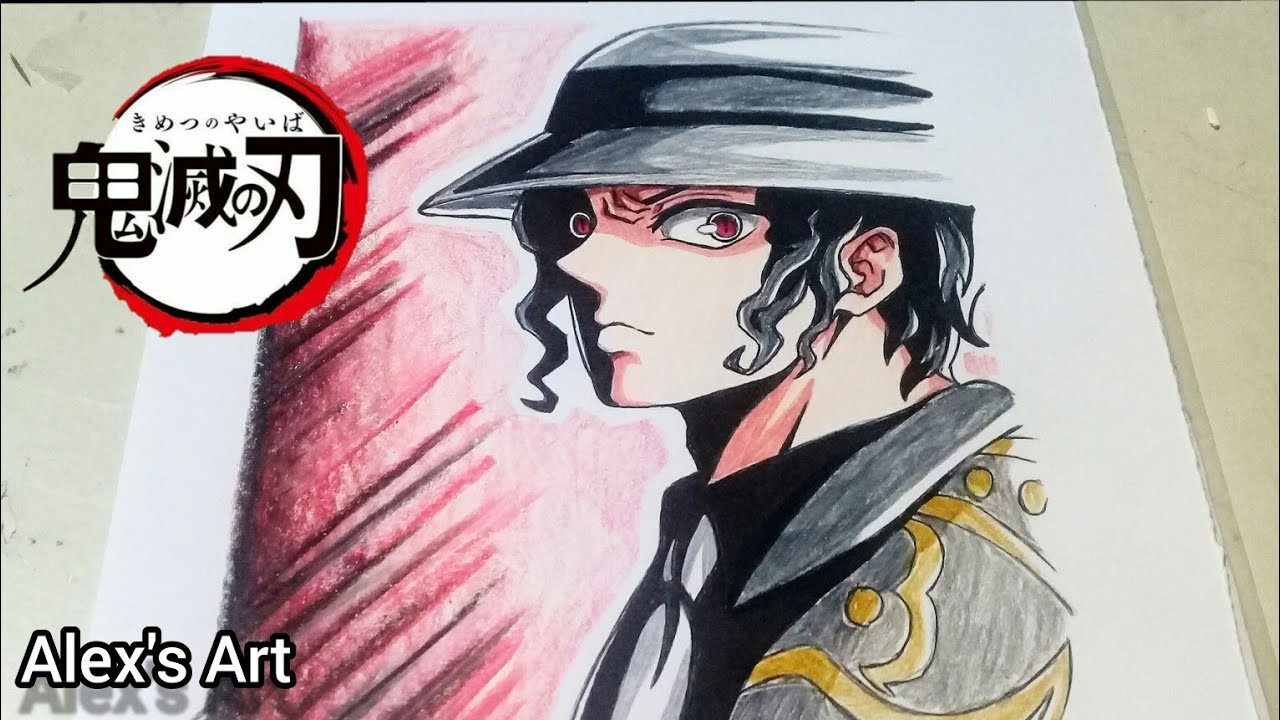 Dibujando a Muzan Kibutsuji "Kimetsu no Yaiba"/Drawing Muzan Kibutsuji ...