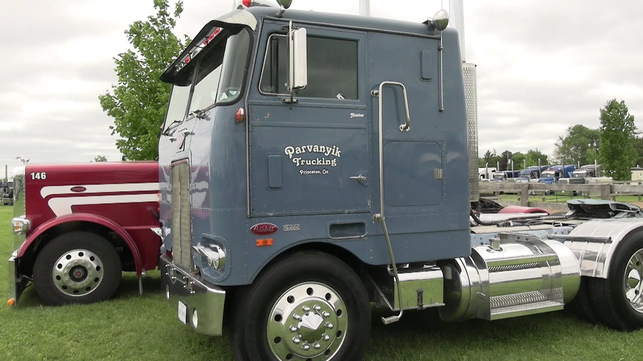 1979 Blue Peterbilt 352 Cabover At The 2025 Woodstock Truck Show - YouTube