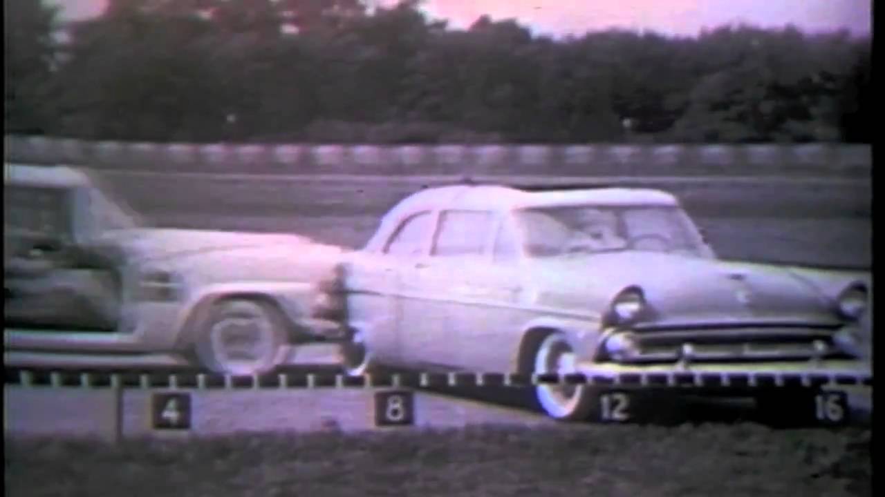 Ford Crash Test Now & Then - YouTube