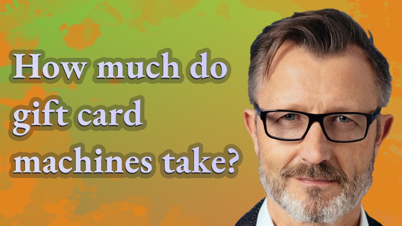 How much do gift card machines take? - YouTube