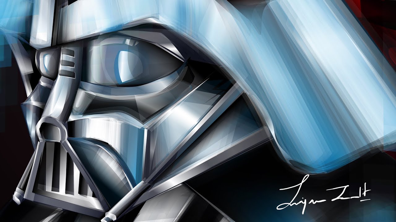 DARK SIDE - VECTOR POSTER DESIGN - YouTube