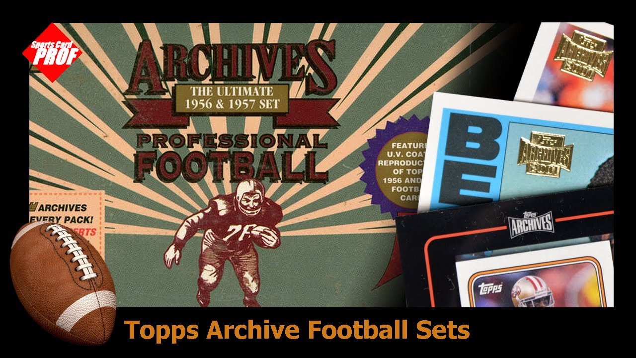 Topps Archive Football, 1994, 2001, & 2013 - YouTube