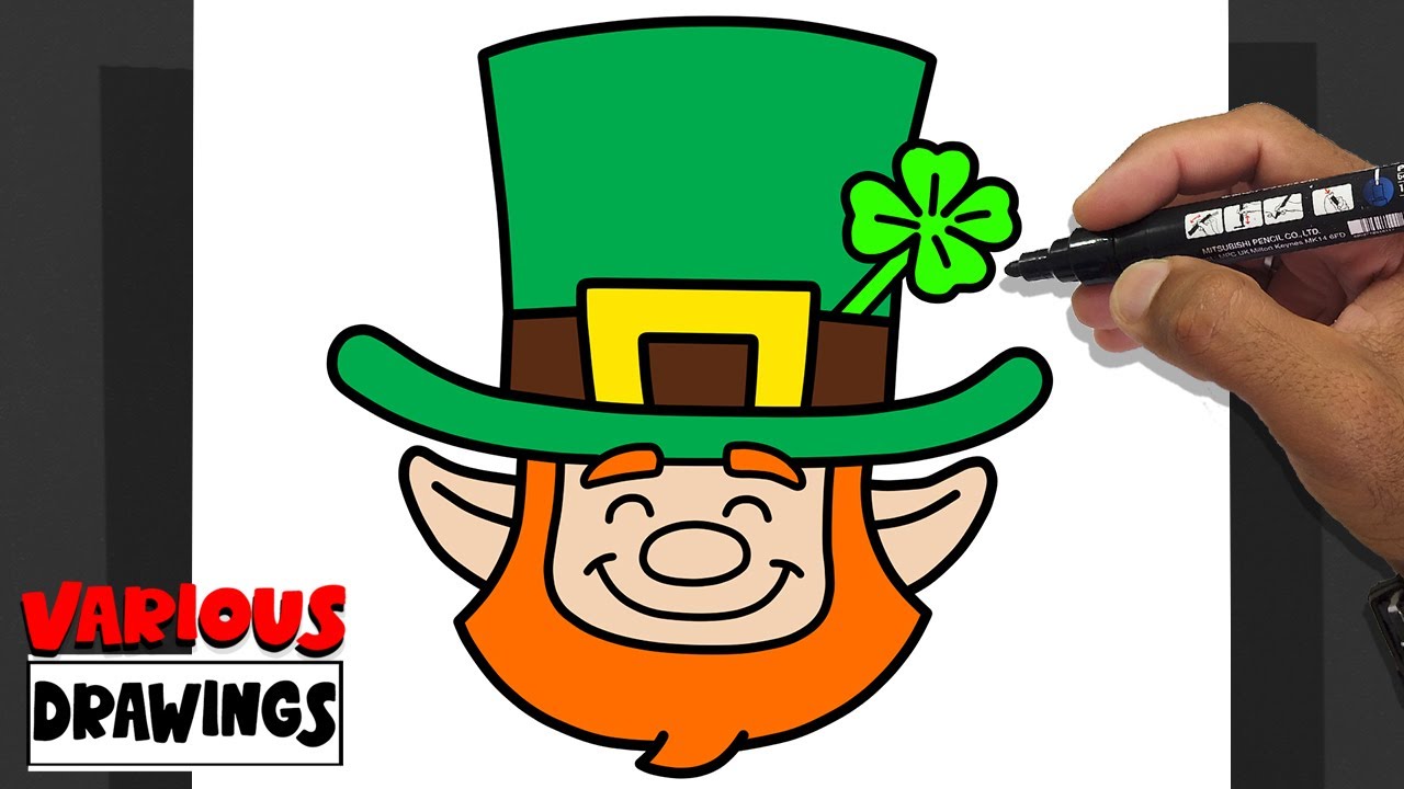 How To Draw ST PATRICK'S DAY 🍀LEPRECHAUN🍀 - YouTube