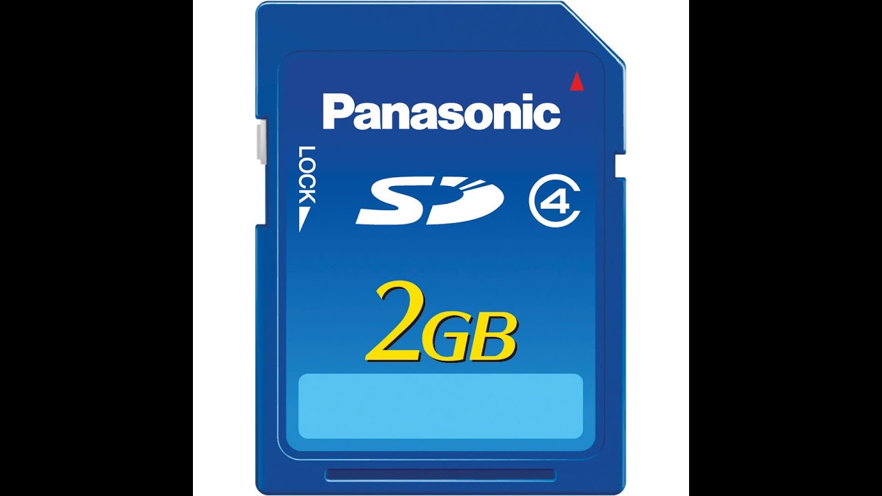 Panasonic 2GB SD Memory Card Class 4 - YouTube