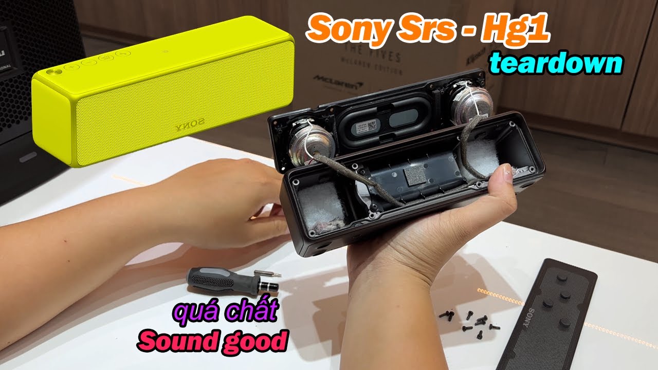 Thử xem nội thất loa xịn Sony HG1 | Vua2hand Teardown - YouTube