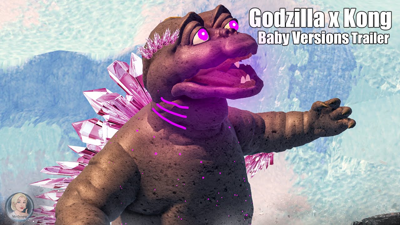 Godzilla X Kong The New Empire Baby Version | Kaiju Universe - YouTube