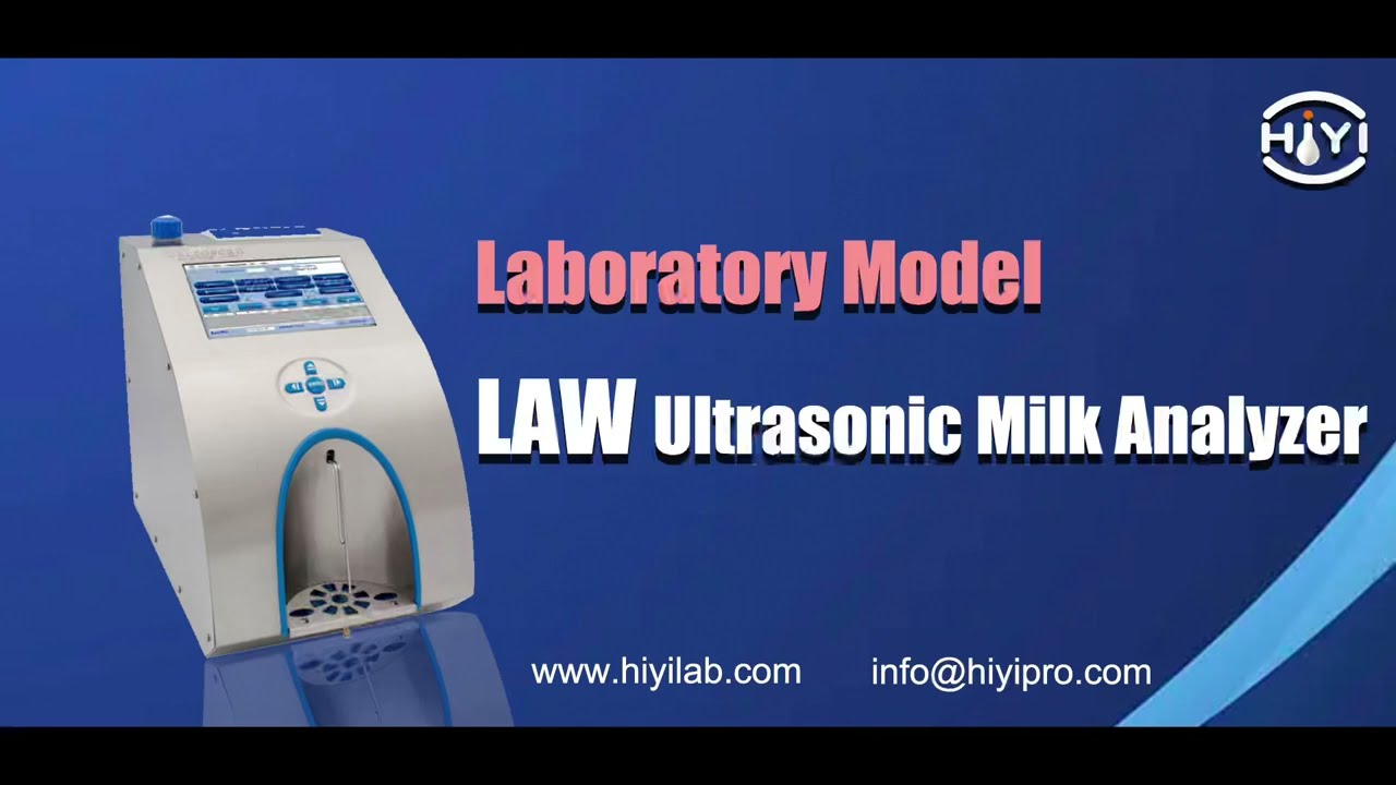 HiYi Cream Measurement Lactoscan LW Milk Analyzer - YouTube