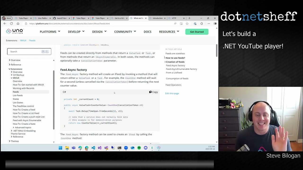 Let's build a .NET YouTube player! For which platform? All of them! - YouTube
