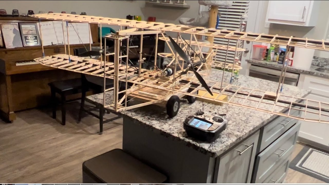 My Giant Scale Scratch Built 1903 Wright Flyer - YouTube