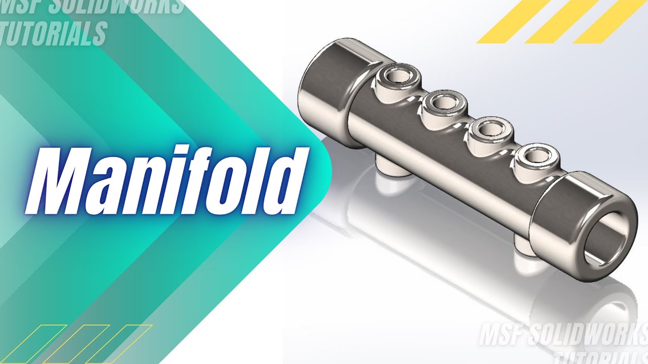 SolidWorks 2021 Tutorial for Beginners #16 | Manifold in SolidWorks ...