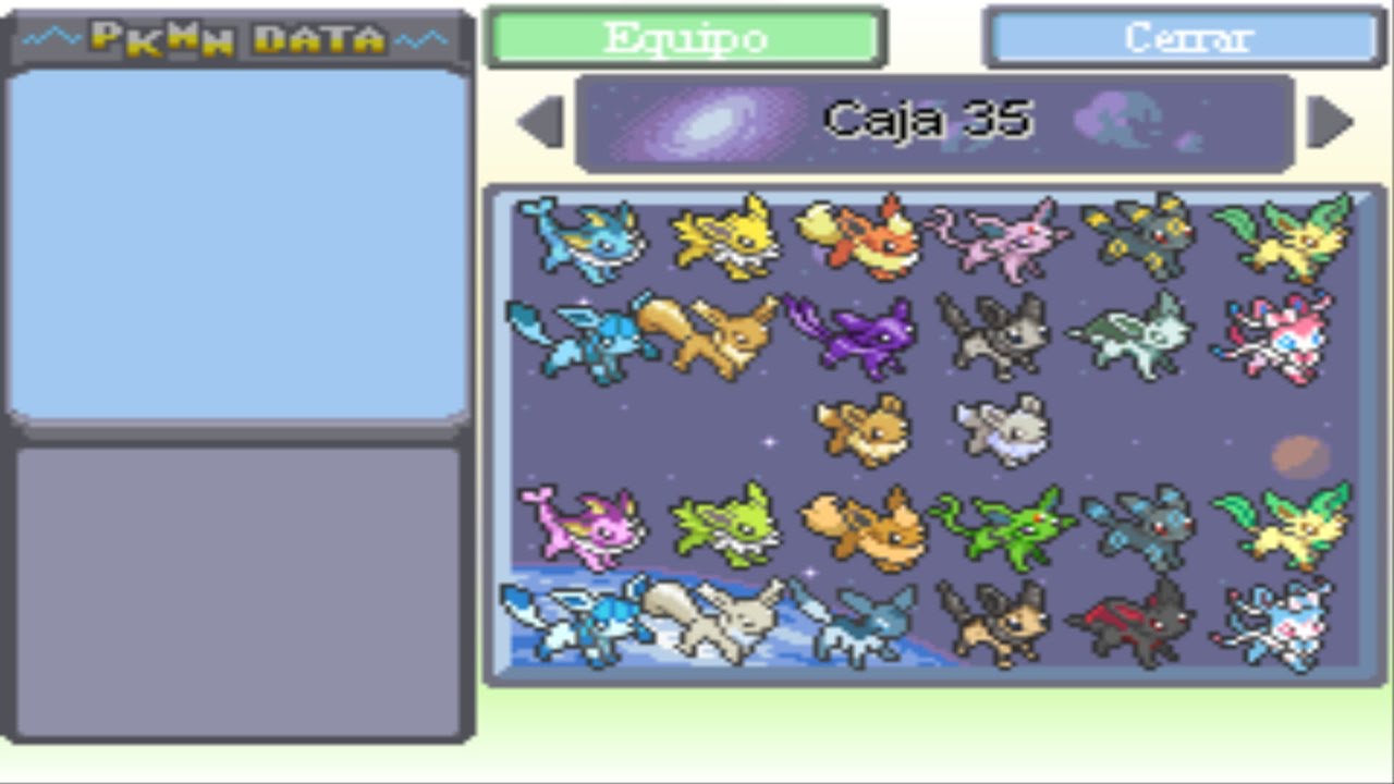 Evoluciones de EEVEE en Pokémon |Pokémon Reloaded eeveelutions - YouTube