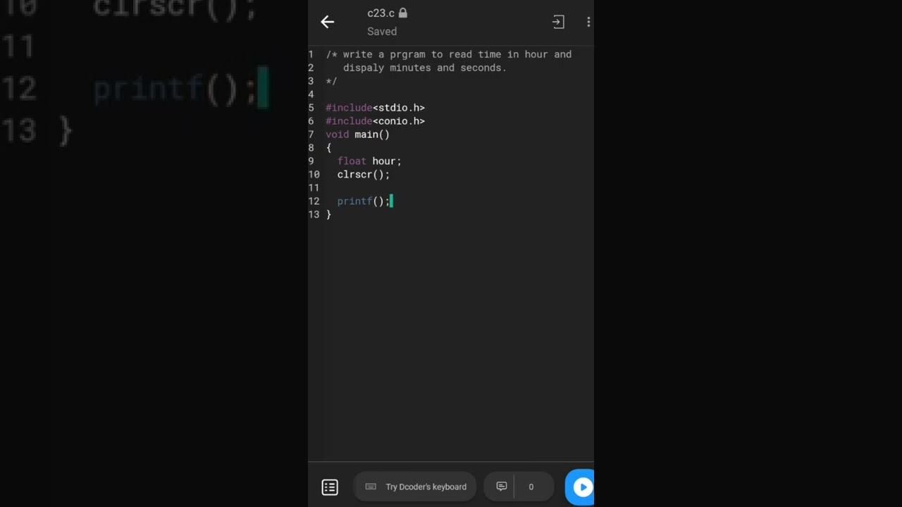 Write A Program To Read Time In Hour And Display Time In Minute And Write A Program To Read Time In Hour And Display Time In Minute And