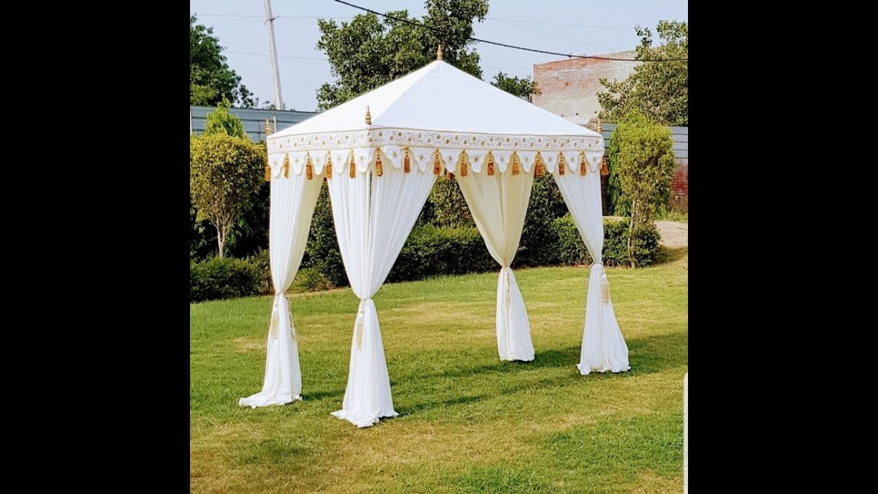 How to Set Up Stall Tent | White Tents | Food Tent easy Set Up | Food ...