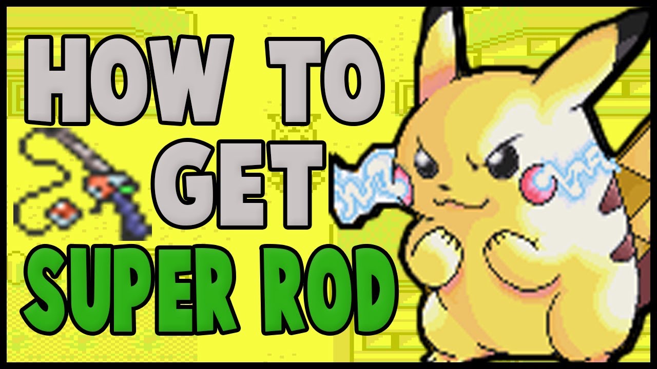 How to get the Super Rod on Pokemon Yellow - YouTube