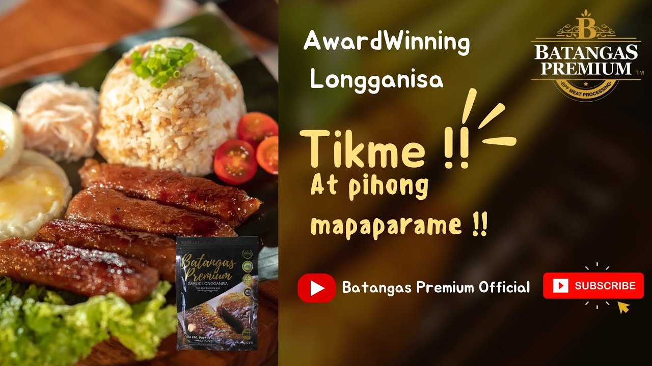 Batangas Premium Award Winning Longganisa | Batangas Premium - YouTube