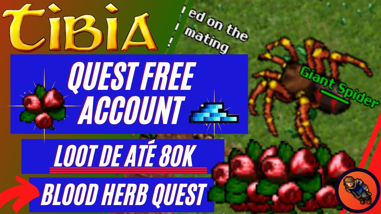 🚨QUEST PRA MUNDO NOVO NO TIBIA [BLOOD HERB QUEST] - YouTube