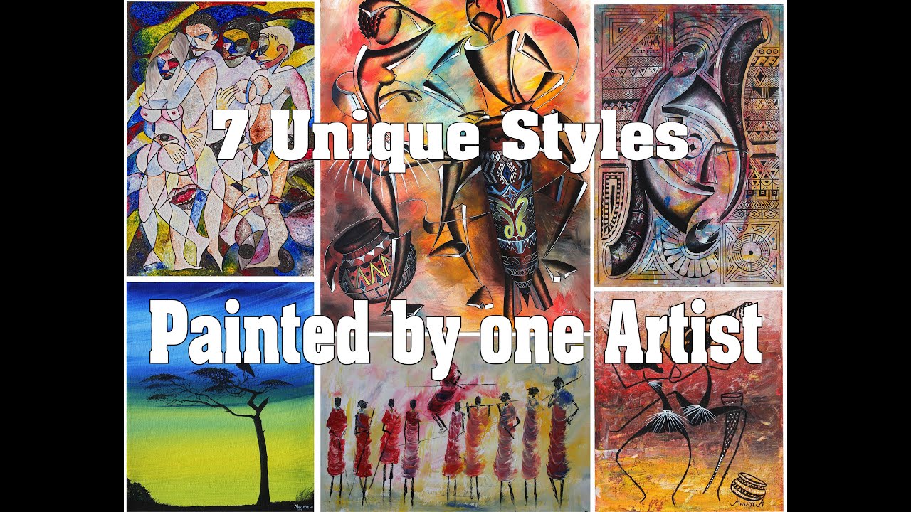 Check 7 Unique styles Painted by one Artist - YouTube