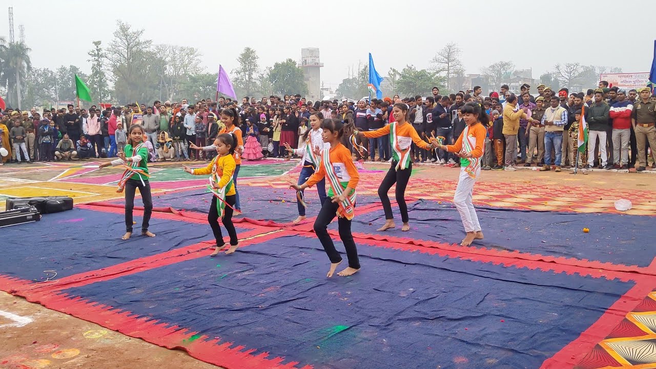 Caster bridge School Ballia | Dance Video Police Parade Ground ballia ...