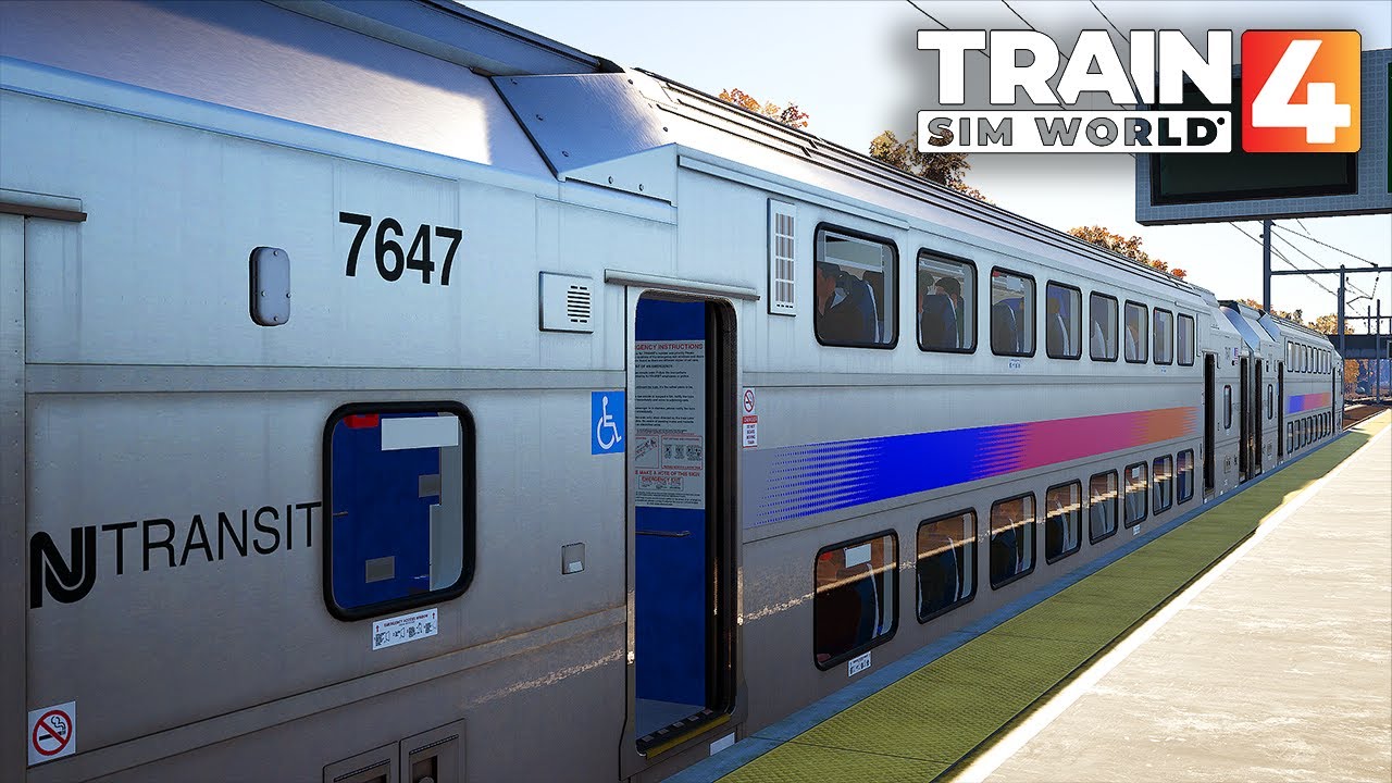 Train Sim World 4 - Passenger Mode | Metropark - Newark Liberty Airport | ALP-46 + Commuter Cab ...