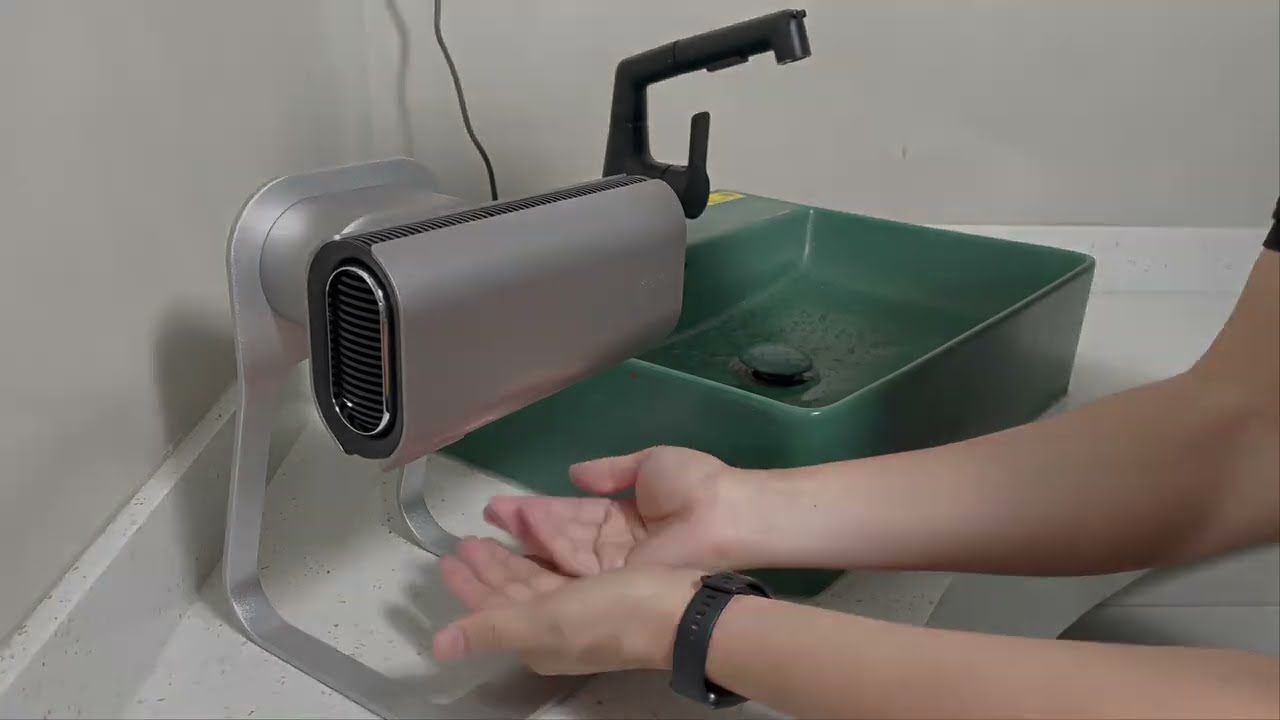 AIOLUS Hand Dryer Silver How to Use - YouTube