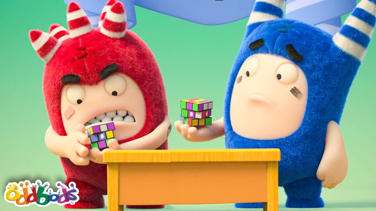 Rubix RACE! | Oddbods 👹 | Action Cartoons For Kids - YouTube