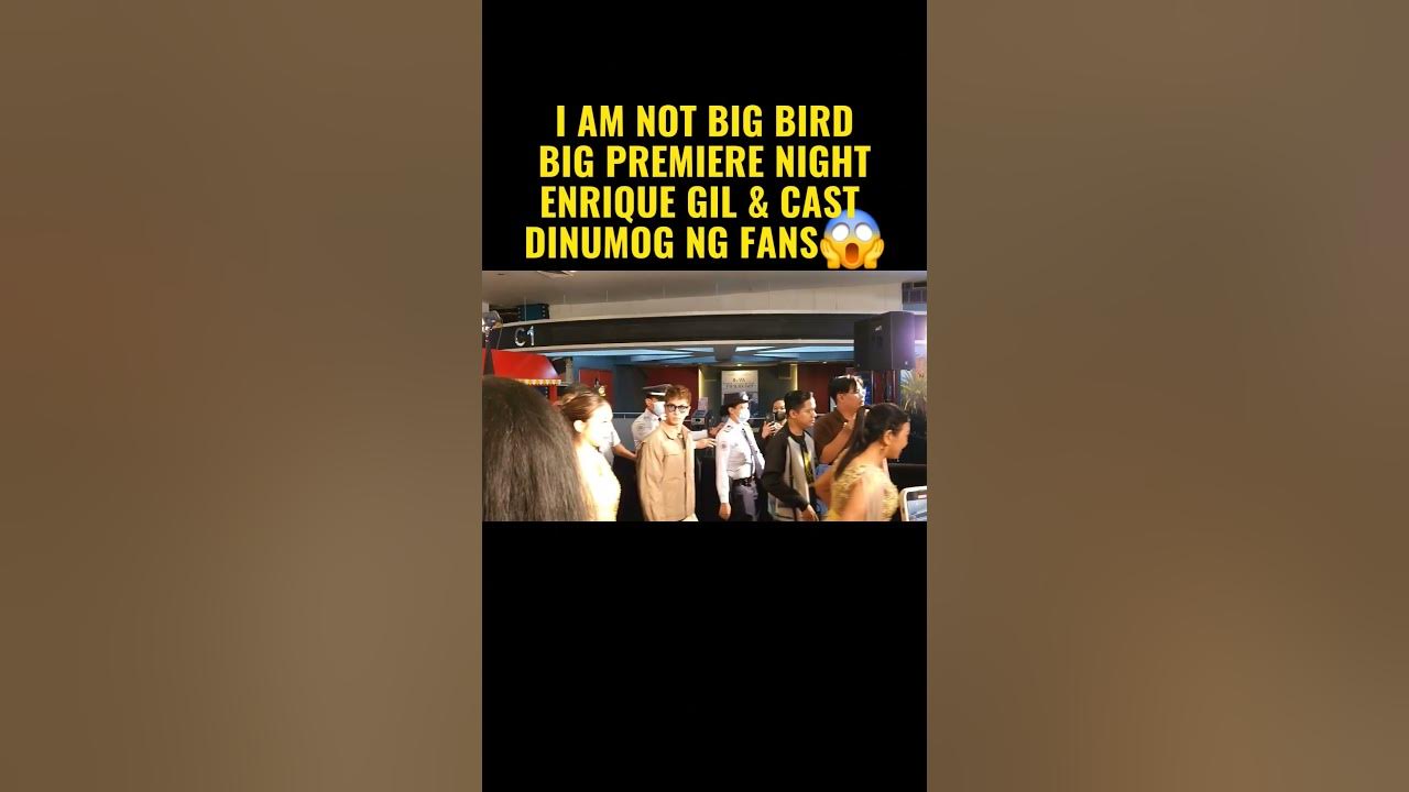 I AM NOT BIG BIRD PREMIERE NIGHT STAR STUDDED - YouTube