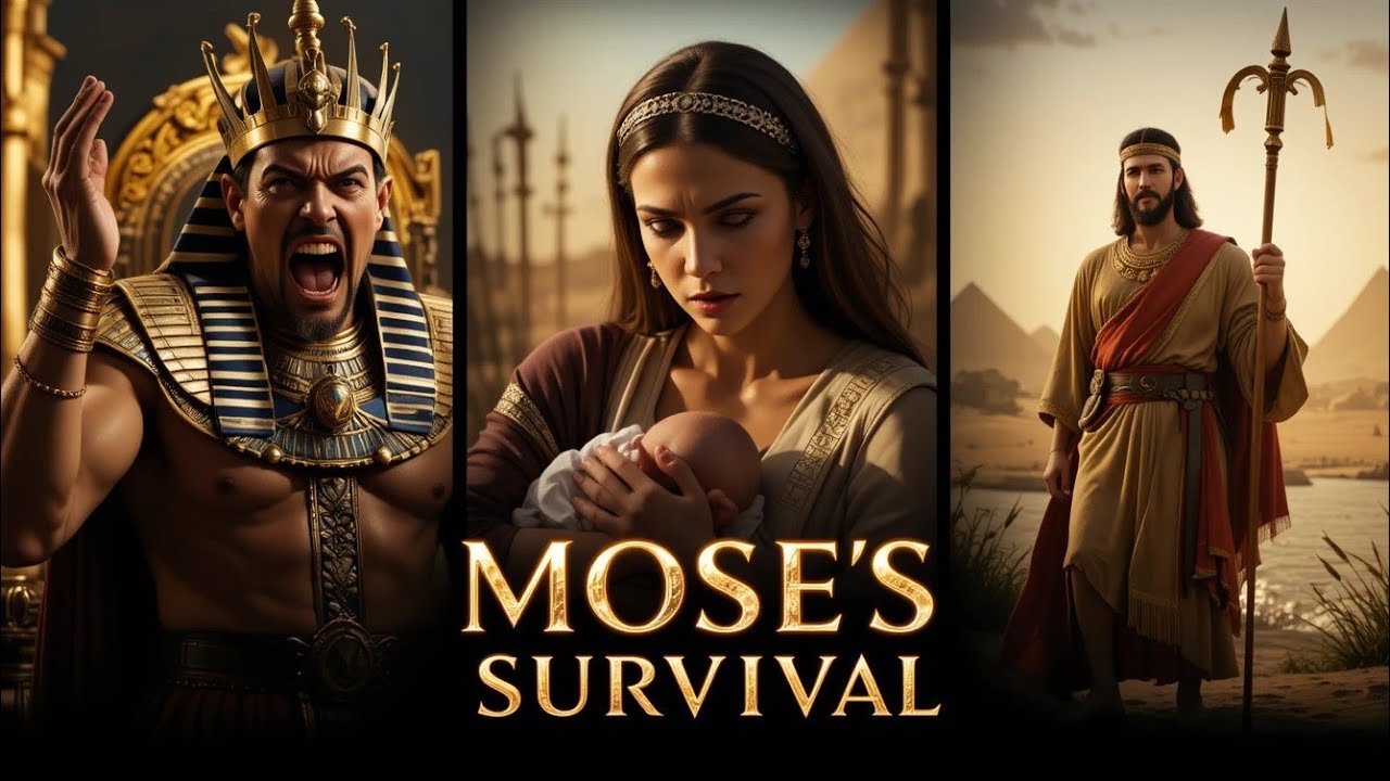 "The Incredible Survival of Baby Moses:animated bible movie of moses ...