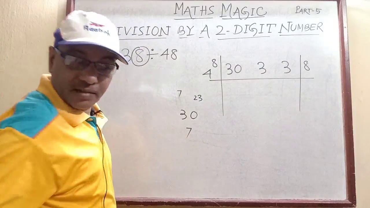 MATHS MAGIC PART 5 Division by a two digit number - YouTube
