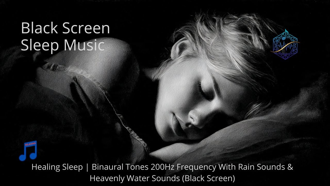 Healing Sleep | Binaural Tones 200Hz Frequency With Rain Sounds ...