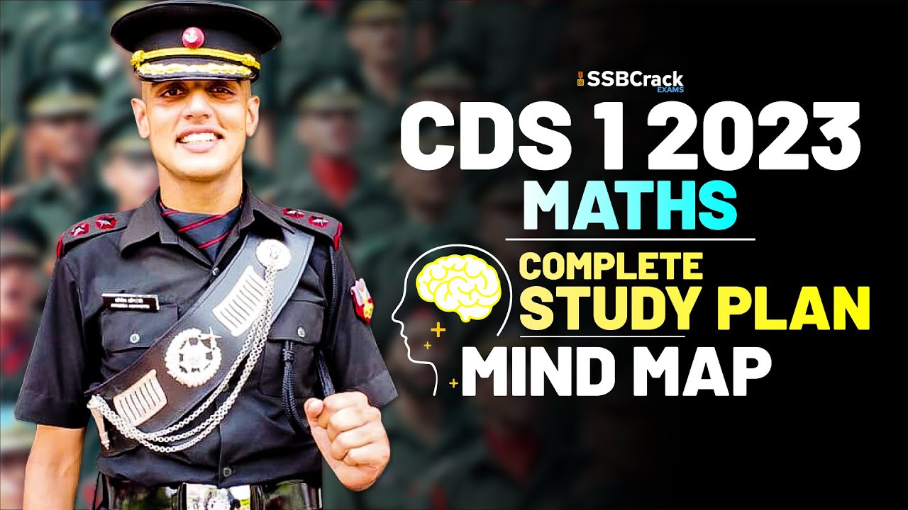 CDS 1 2023 Exam Maths Complete Study Plan & Mind Map - YouTube