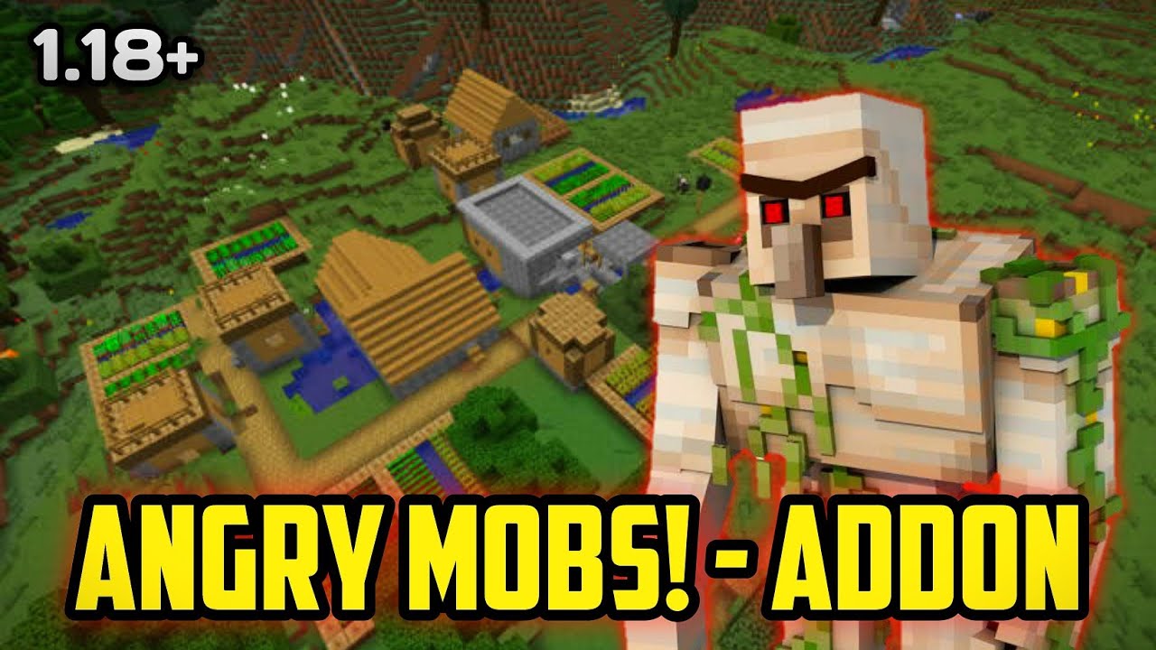 Angry Mobs! - Addon (Minecraft Showcase) - YouTube
